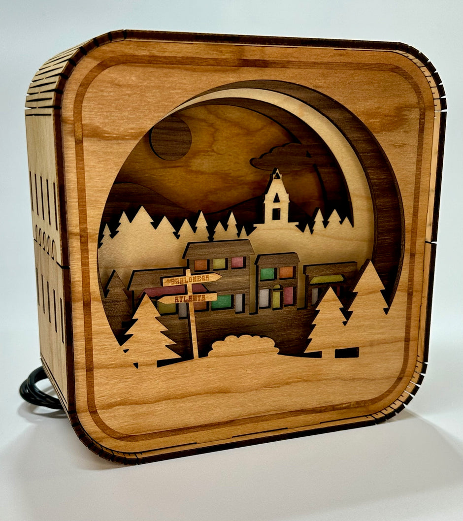 Wooden Light Boxes – Axe & Crown Mountain Exchange